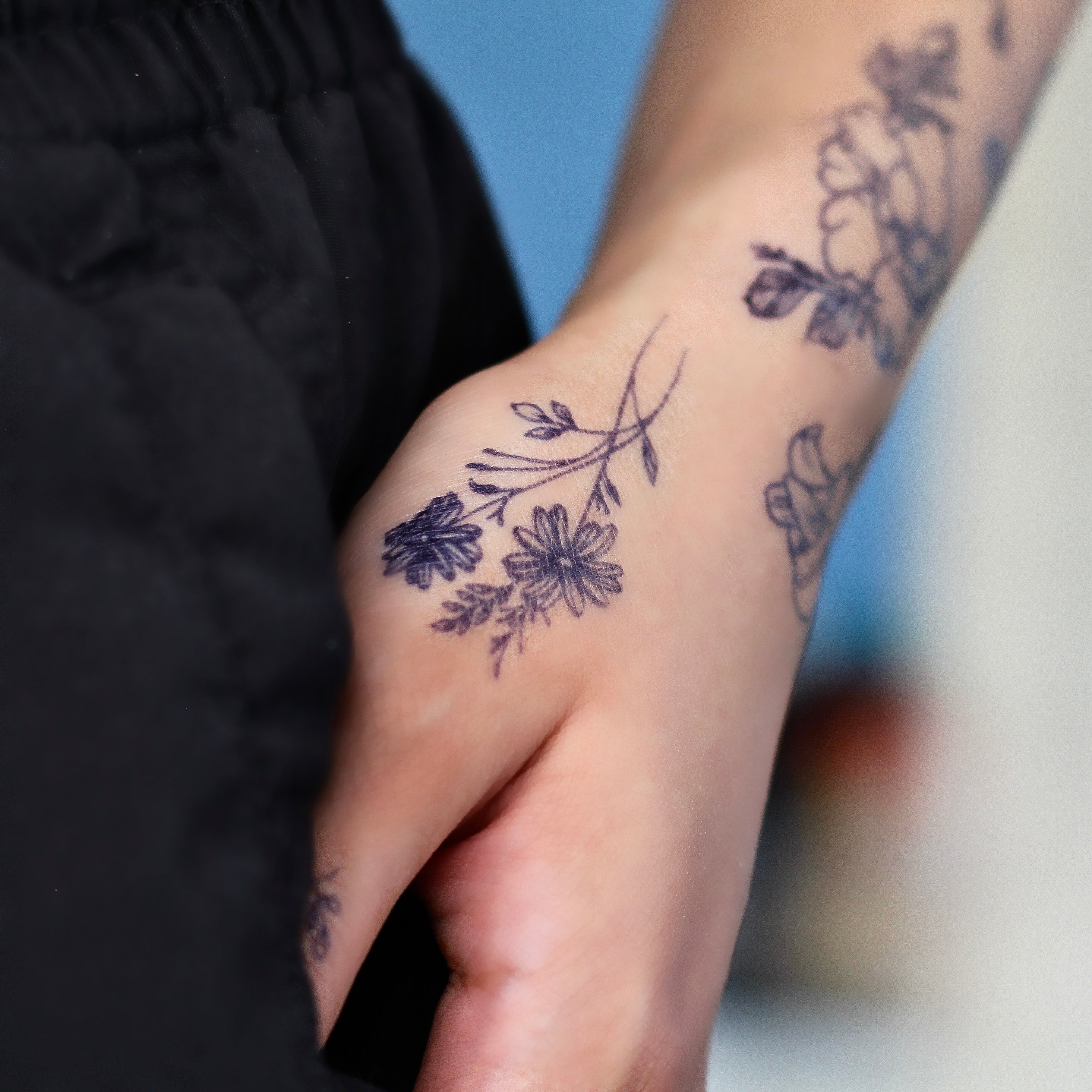 Staining Tattoos Tear Stains Temporary Tattoo Sticker, Waterproof